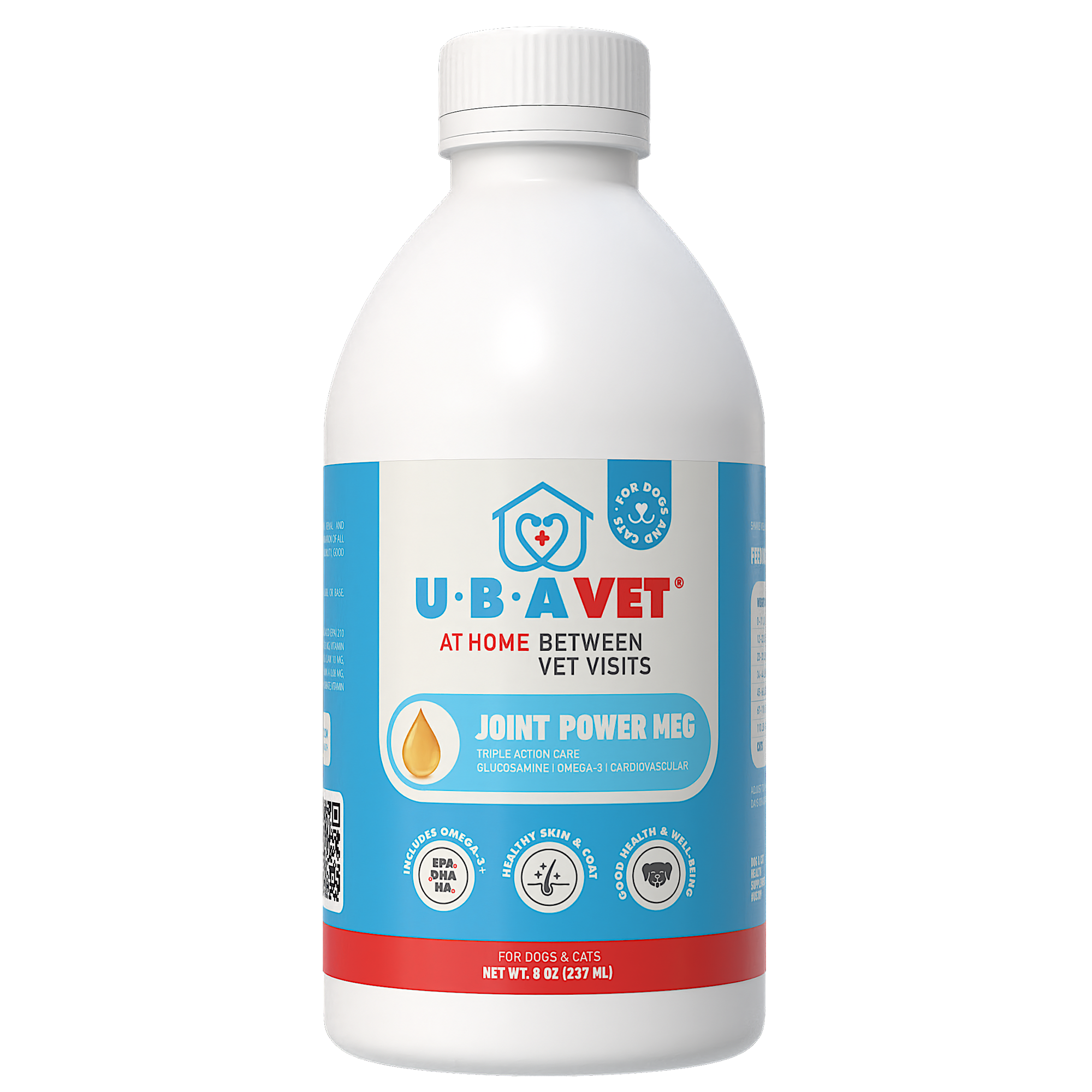 UBAVET Joint Power MEG Maximum Joint Support Liquid for Dogs & Cats ...